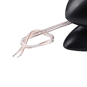 Acouto Car Speakers 1200W 12V Tweeter Mini Horn Music Dome Loudspeaker Audio Speaker for Car Audio System Car Door Speakers Car Audio Tweeters(Silver)