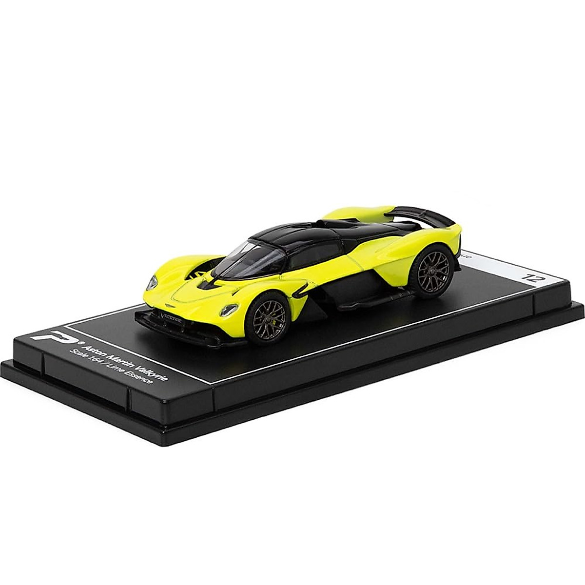 PosterCars 1:64 Scale Aston Martin Valkyrie Lime Essence Hypercar League Collection No.12