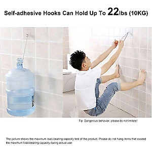 XCZYN Self Adhesive Hooks 24 Pcs Transparent Waterproof Sticky Hooks Hanging Heavy Duty on Smooth Surfaces Like Wall, Tiles, Glass, Metal for Home, Bathroom, Kitchen, Office and Outdoor (24, Clear)