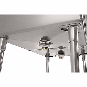 KoolMore 63 in. 18-Gauge 2-Compartment Commercial Sink with Backsplash and 24 in. Right Drainboard, Bowl dimensions 18"x24"x14" in Stainless-Steel (KM-SB182414-24R3)