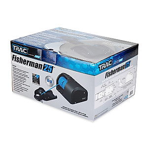 Trac Outdoors Fisherman 25-G3 Electric Anchor Winch - Anchors Up to 25 lb. - Includes 100-feet of Pre-Wound Anchor Rope with Use (69002)