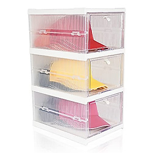 GOJUSO Folding Storage Organizer Box for Hats Baseball Caps Organizer 3-Tier Shoe Rack Hat Rack