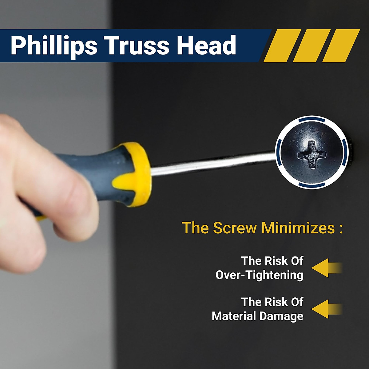 RackGold 10-32 Rack Screws 100 Pack-USA Made