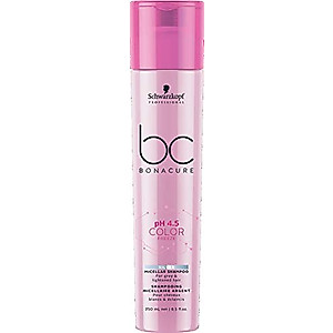 Schwarzkopf BC Bonacure pH 4.5 Color Freeze Silver Micellar Shampoo 8.5 Ounce / 250 Milliliters