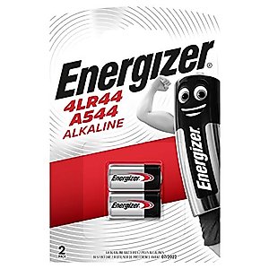 Energizer Battery 4LR44/A544 Alkaline 2, 235407