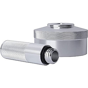 Silver Aluminum Extended Run Gas Cap, Mess Free Oil Change Funnel for Honda Generator EU1000i EU2000i EU3000i