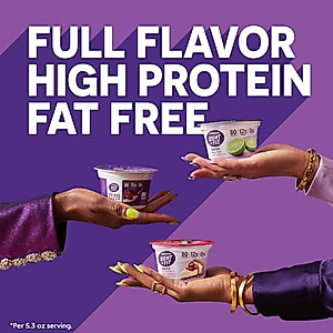 Dannon Light + Fit Greek Nonfat Yogurt, Cherry, Gluten-Free, 5.3 oz., 4 Pack