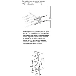 Prime-Line MP7018 Loop Clip, Fits Wire Shelves, Plastic Construction, White (12 Pack)