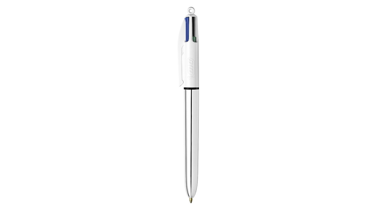 BIC 4-Color Shine Pen: Stylish, Versatile & Refillable