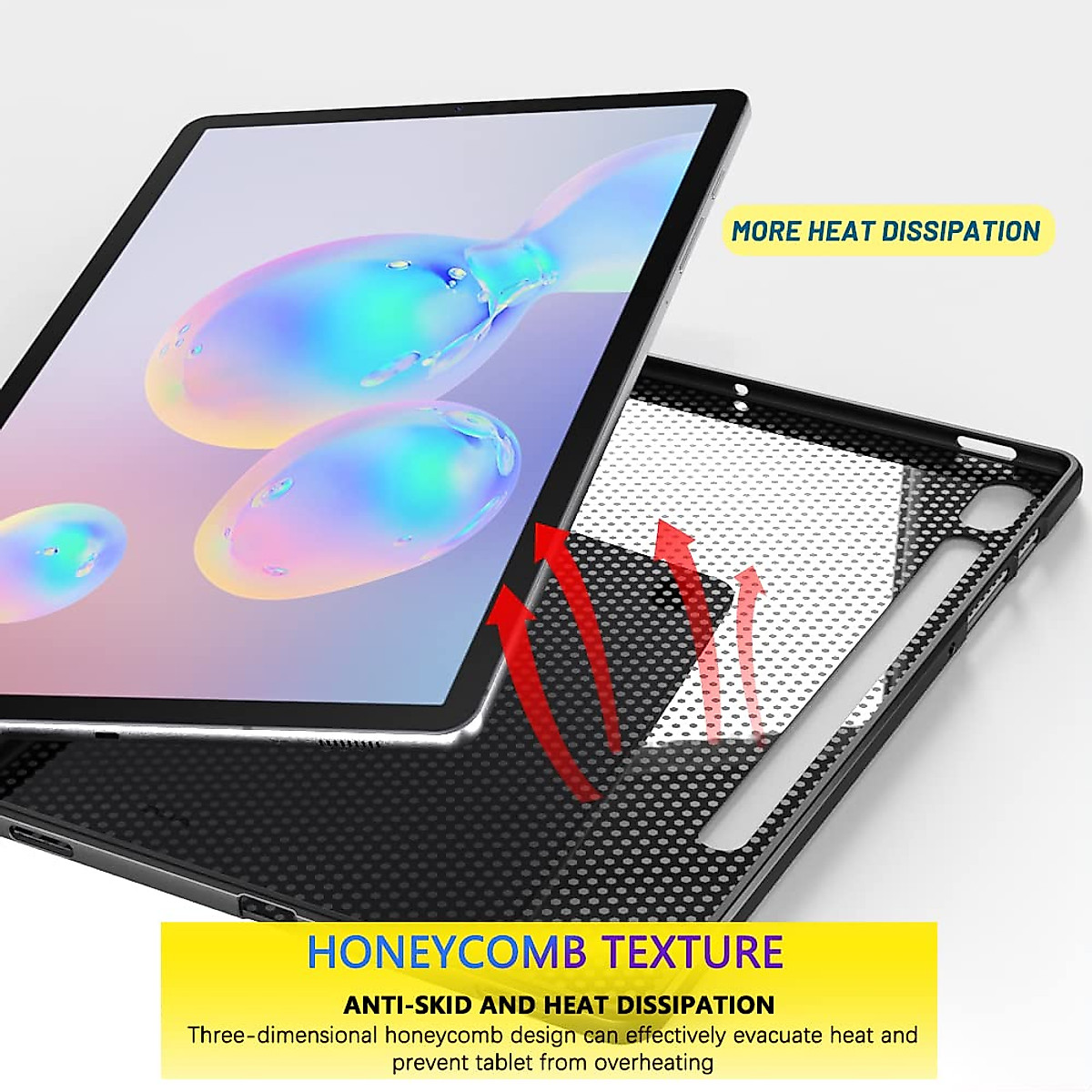 Galaxy Tab S6 10.5 2019 Case, SM-T860/T865/T867 Case, Thin and Soft Tablet Protective Cover for Samsung Galaxy Tab S6 10.5 Inch (2019 Release), Black