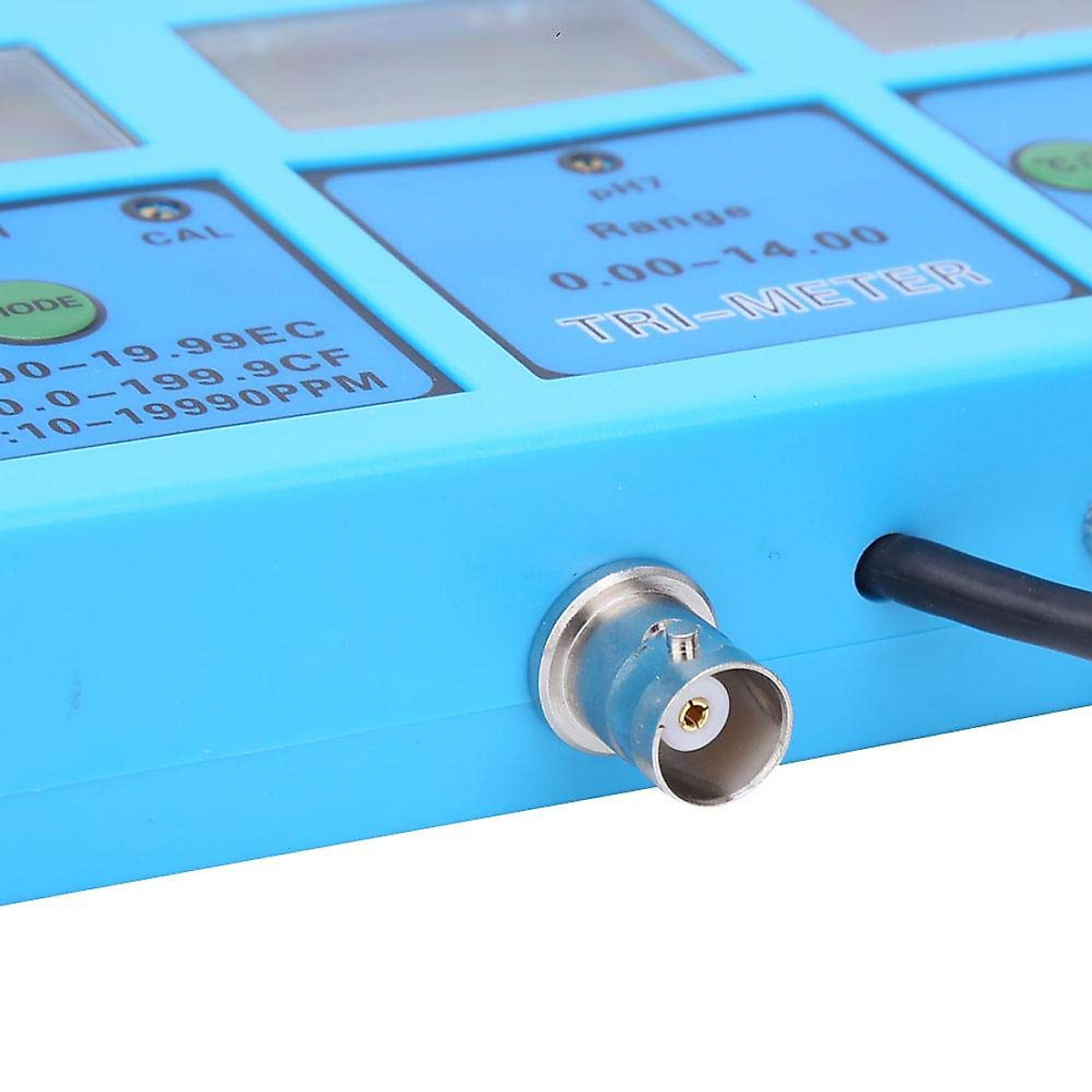 Digital Multiparameter 5 in 1 Temperature Meter Water Quality Tester Temp EC CF with LCD Display for Food Processing and Aquarium(US Plug 110V)