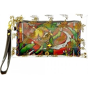 Nintendo Zelda Link Chain Wristlet Wallet with Clear Envelope Pouch