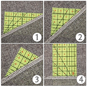 Hot Iron Ruler Hot Ironing Measuring Ruler, Hot Hemmer Ruler Heat Resistant Ruler Sewing Tools Measuring Handmade Tool for Electric Iron Home Ironing Work, 10 Inches