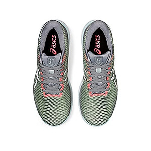 ASICS Women's GlideRide 2 Lite-Show Running Shoes, 8.5, Sheet Rock/Pure Silver