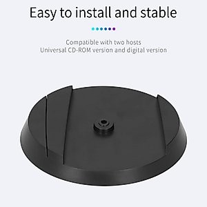 Game Console Holder, Storage Accessory 2 in 1 PS5 Base for CD‑ROM Version and Digital Version