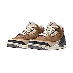 Jordan mens Air Jordan 3 Retro, Archaeo Brown/Dark Smoke Grey/, 10