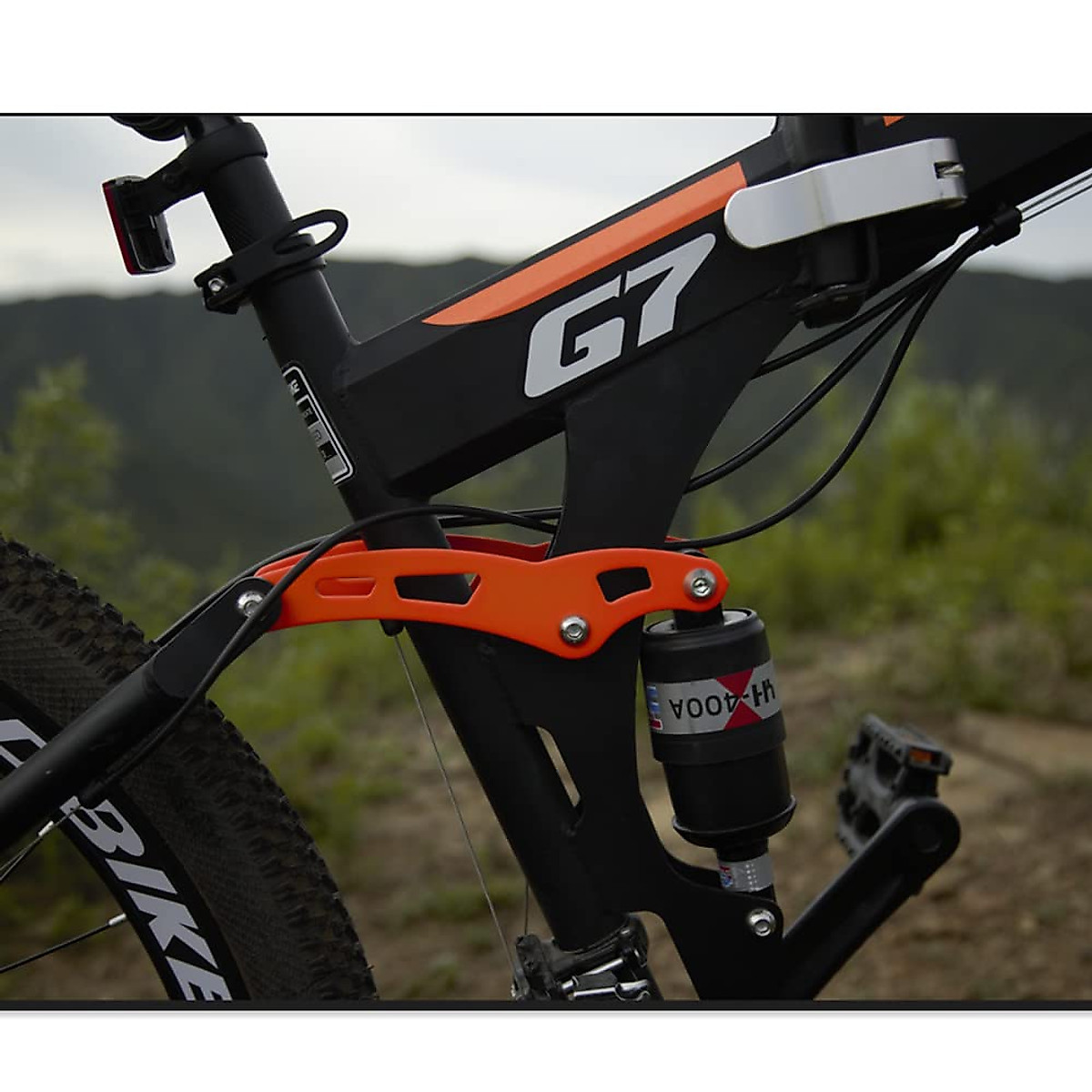 EUROBIKE Foldable Mountaine Bikes 27.5 Adult Men or Women 17 inch Frame (Orange)