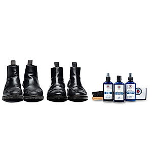 Cobbler's Choice Essential Leather Kit - Premium Shoe Care - All Natural Ingredients - Unbeatable Quality!