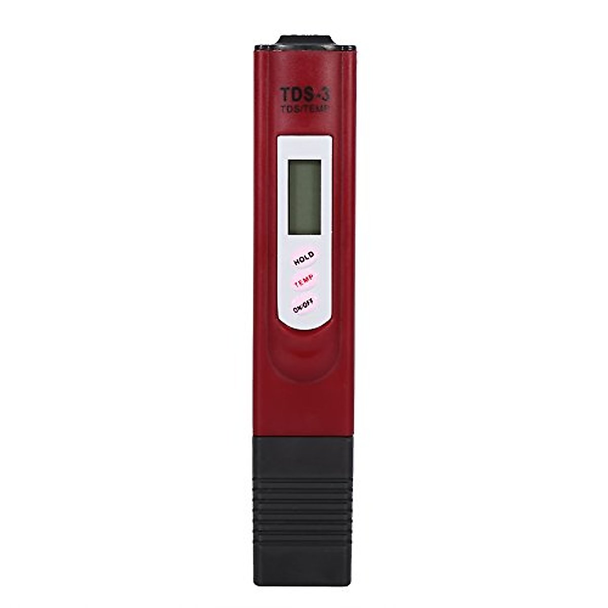 GOWENIC TDS Meter, 0~9999ppm -2% Accuracy Testing Water Quality, Temp Portable Pen Type Meter, for Aquariums,RO System,Swinging Pool， Etc (Red)