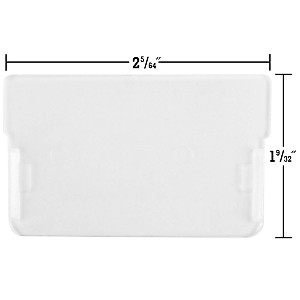 Akro-Mils 40716 Width Dividers for Plastic Storage Hardware and Craft Cabinet Small Drawers, (16-Pack), Clear, White