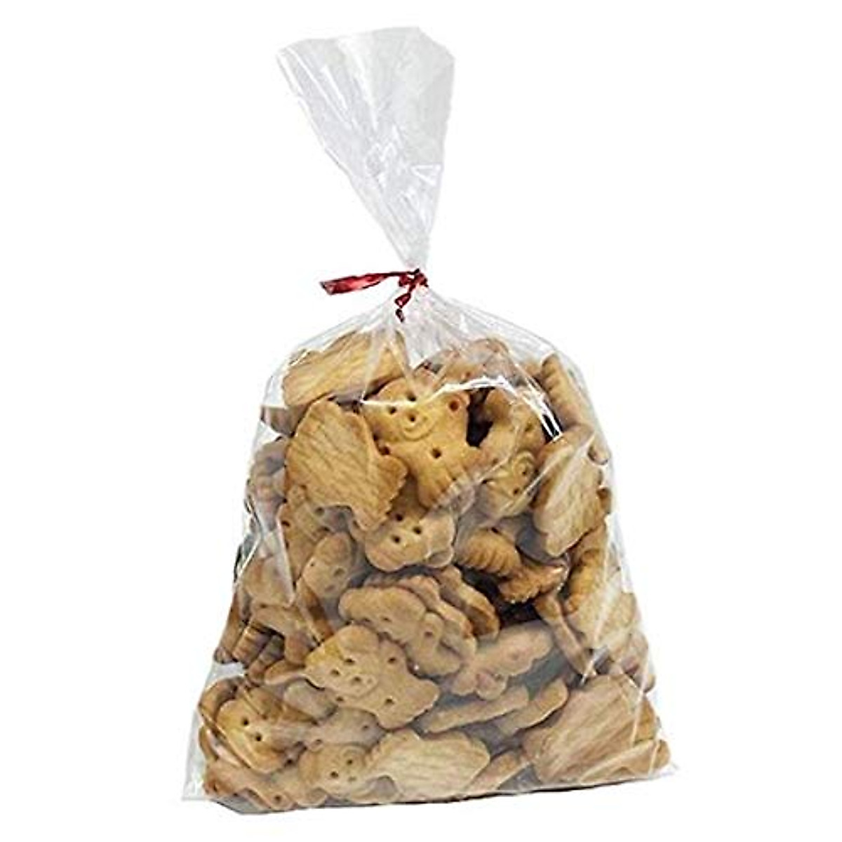 XINGZI 100PCS 11x14 Inch Clear Flat Cello Treat Bag Cellophane Poly Bags for Gift Wrap Party Favors Wedding Samples Snacks Bakery Cookies Candies Packing Home Kitchen