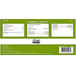 Jobe’s Organics Granular All Purpose Fertilizer, Easy Plant Care Fertilizer for Vegetables, Flowers, Shrubs, Trees, and Plants, 4 lbs Bag