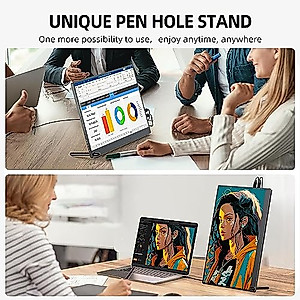 WESTHOD 12" Laptop Monitor Extender, Portable Monitor for Laptop HDMI USB C Portable Screen Extender FHD IPS, Display Travel Gaming Monitor, External Monitor for Laptop PC Mac Phone PS4 Xbox Switch