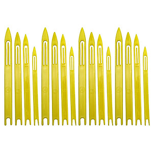 Gatuida 40pcs Fishnet Repair Tool Knitting Tools Fishing Net Replacement Netting Fishing Tools Fishing Tackle Fish Netting Cast Net Gill Net Plastic Hand Weaving Hand Sewing Needle