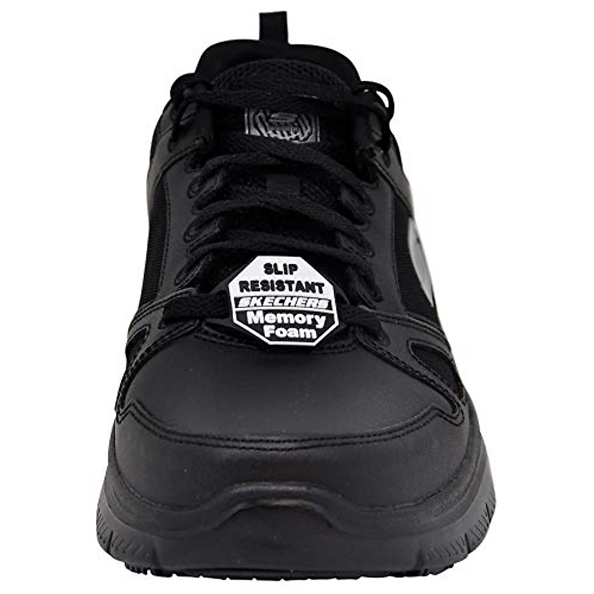 Skechers Men's Flex Advantage SR Black/Black Work Shoe 10.5 W US