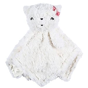 Gerber Baby Plush Lovey Security Blanket, Solid Cat, One Size