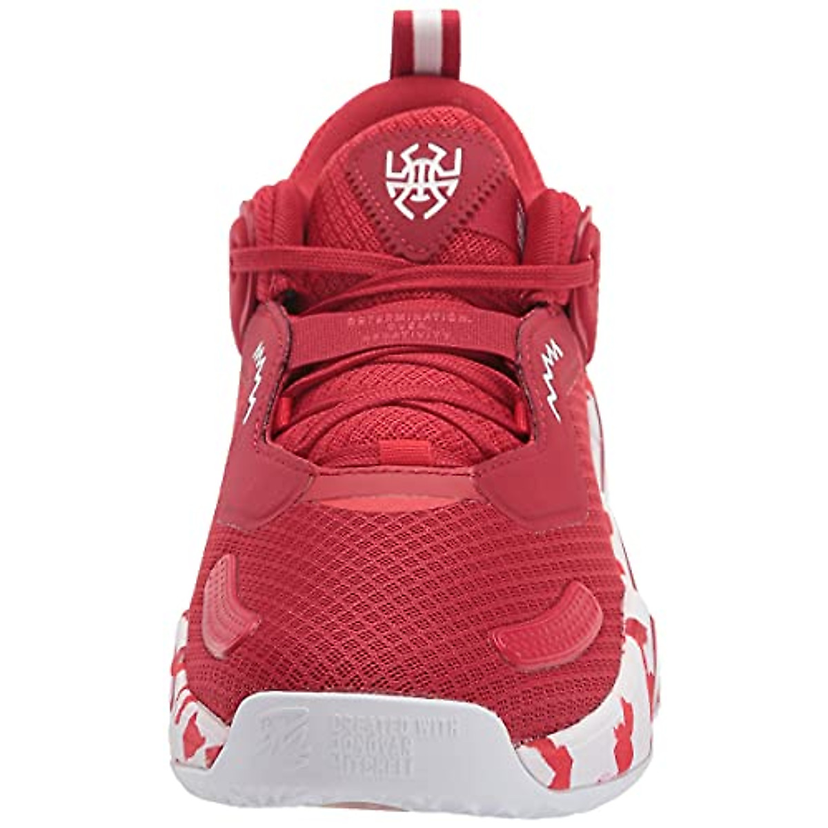 adidas Unisex D.O.N. Issue 3 Basketball Shoe, Team Power Red/White/Vivid Red, 9.5 US Men