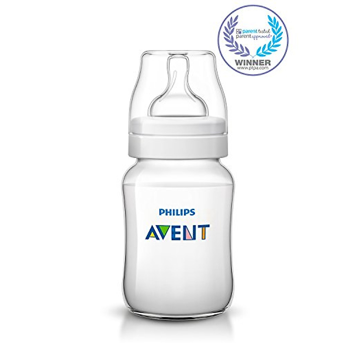 Philips AVENT Anti-colic Baby Bottles Clear, 9oz, 1 Piece (SCF403/17)