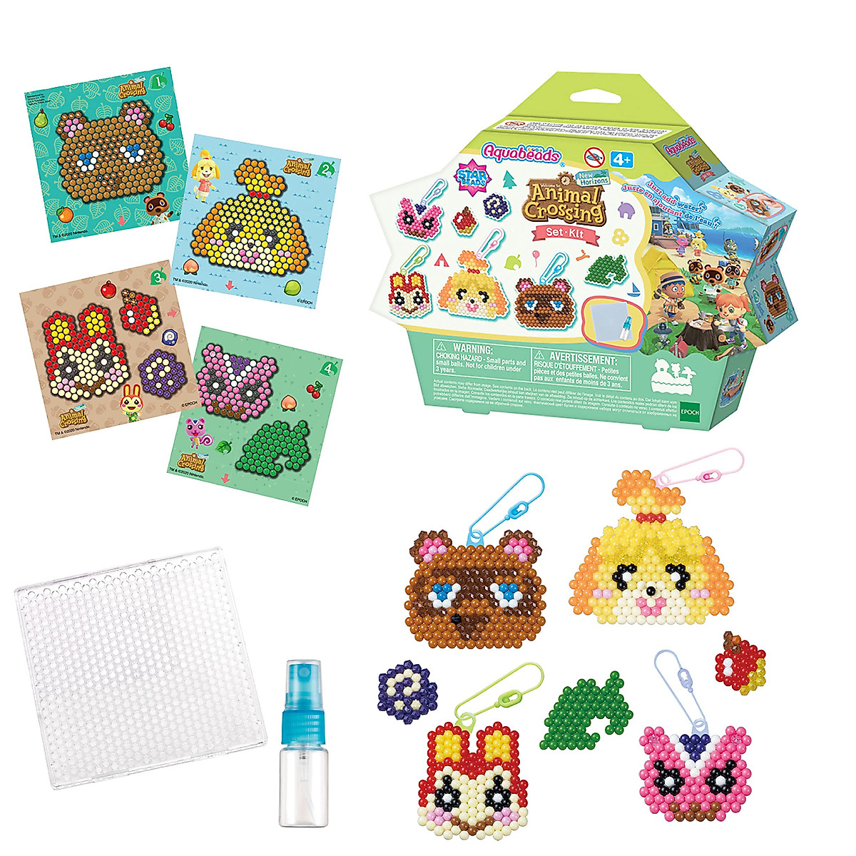 Aquabeads Animal Crossing™ : New Horizons Character Set, Kids, Beads, Arts and Crafts, Complete Activity Kit for 4+