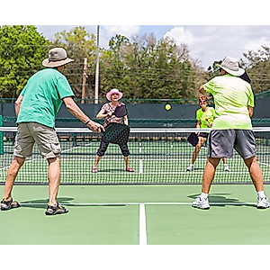 JoncAye Pickle-Ball-Paddle Set of 2 with Outdoor Indoor Balls, Paddle Bag, Ball Bag | Fiberglass Pickleball Rackets for Adults with Accessories | Pink Blue Pickleball Racquets for Men Women