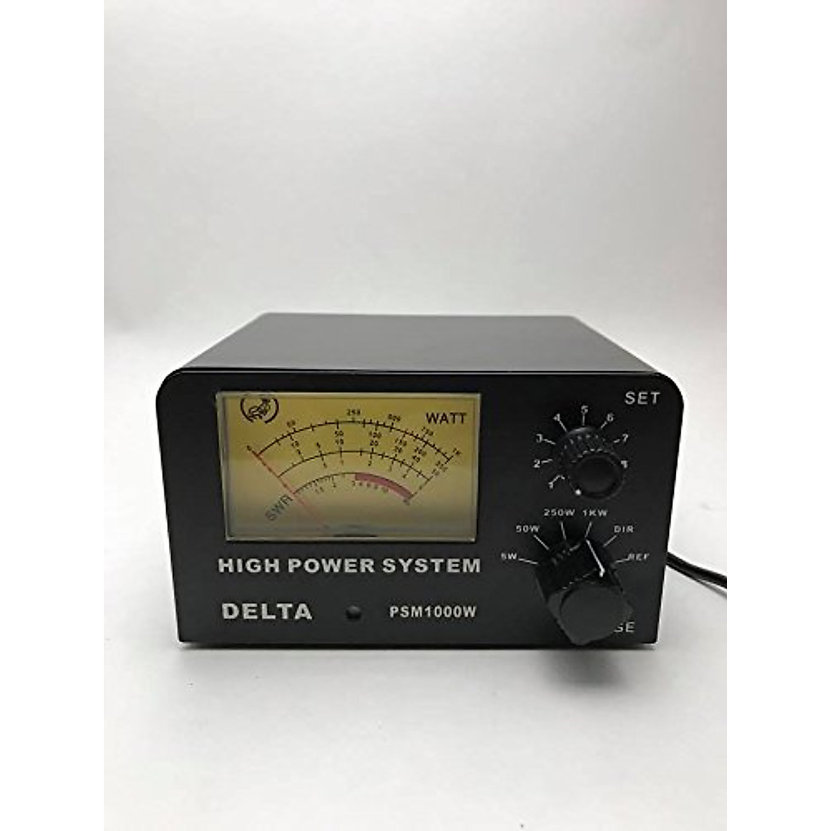 Delta PSM1000W 1000 WATT SWR & Power Meter Compatible for CB Antenna Meter 24-30 MHz