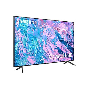 SAMSUNG 43-Inch Class Crystal UHD CU7000 Series PurColor, Object Tracking Sound Lite, Q-Symphony, 4K Upscaling, HDR, Gaming Hub, Smart TV with Alexa Built-in (UN43CU7000, 2023 Model) (Renewed)