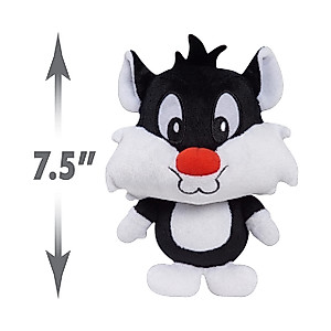 Looney Tunes Plush Pals 2-Piece Set Stuffed Animals, 7-inch Tweety and Sylvester, Kids Toys for Ages 3 Up, Amazon Exclusive by Just Play