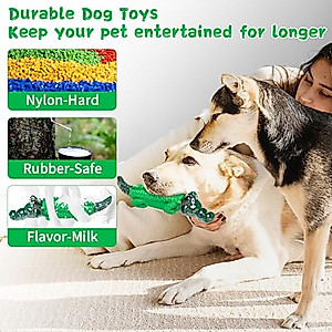 Fuufome Dog Chew Toys for Aggressive Chewers: Tough Dog Toys for Large Dogs - Indestructible Dog Toys - Heavy Duty Dog Toys - Durable Dog Toys for Small/Medium/Large Dogs Breed
