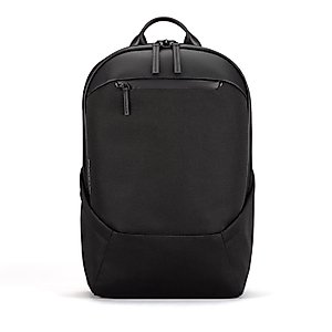 Troubadour Apex Backpack Premium Vegan, Waterproof Material - 17" Laptop Sleeve, Comfort Straps - Spacious, Lightweight, Durable - For Work, Travel, Gym - Black