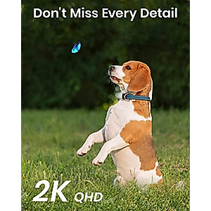 AOSU 2K Solar Security Cameras Wireless Outdoor, Solar Outdoor Camera for Home Security, WiFi Camera with Color Night Vision, PIR Human Detection, 2-Way Talk, IP66 Waterproof, Compatible with Alexa