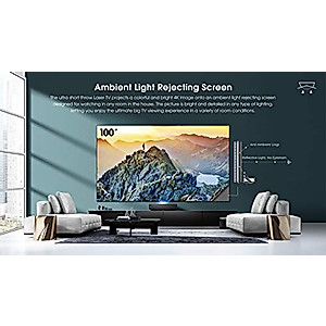 Hisense 100-Inch Class L5 Series 4K UHD Android Smart Laser TV with HDR (100L5F, 2020 Model)
