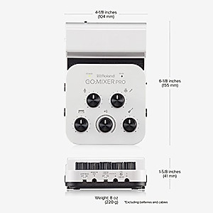 Roland GOMIXERPRO Professional-Quality Audio Mixer for Smartphones