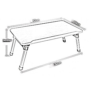 WXBDD Adjustable Folding Laptop Table,Laptop Table, Adjustable Laptop Desk, Laptop Stand for Bed, Bed Table, Bed Desk, Bed Tray, Foldable Table Portable Desk (Color : D)