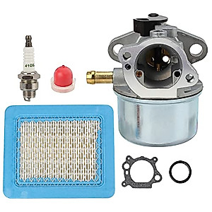 AUTOKAY Carburetor Fits for Briggs Stratton 6-6.75 HP Murray Craftsman Snapper 22" Push Mower Carb Air Filter Spark Plug
