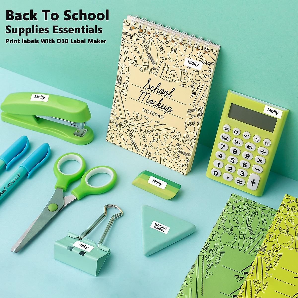 Phomemo Label Maker Machine with Tape, D30 1/2 Inch Bluetooth Mini Portable Lable Printer,Labeler for Office Home School Organization,for Android iOS,Gift for Women Men(USB Rechargeable)-White