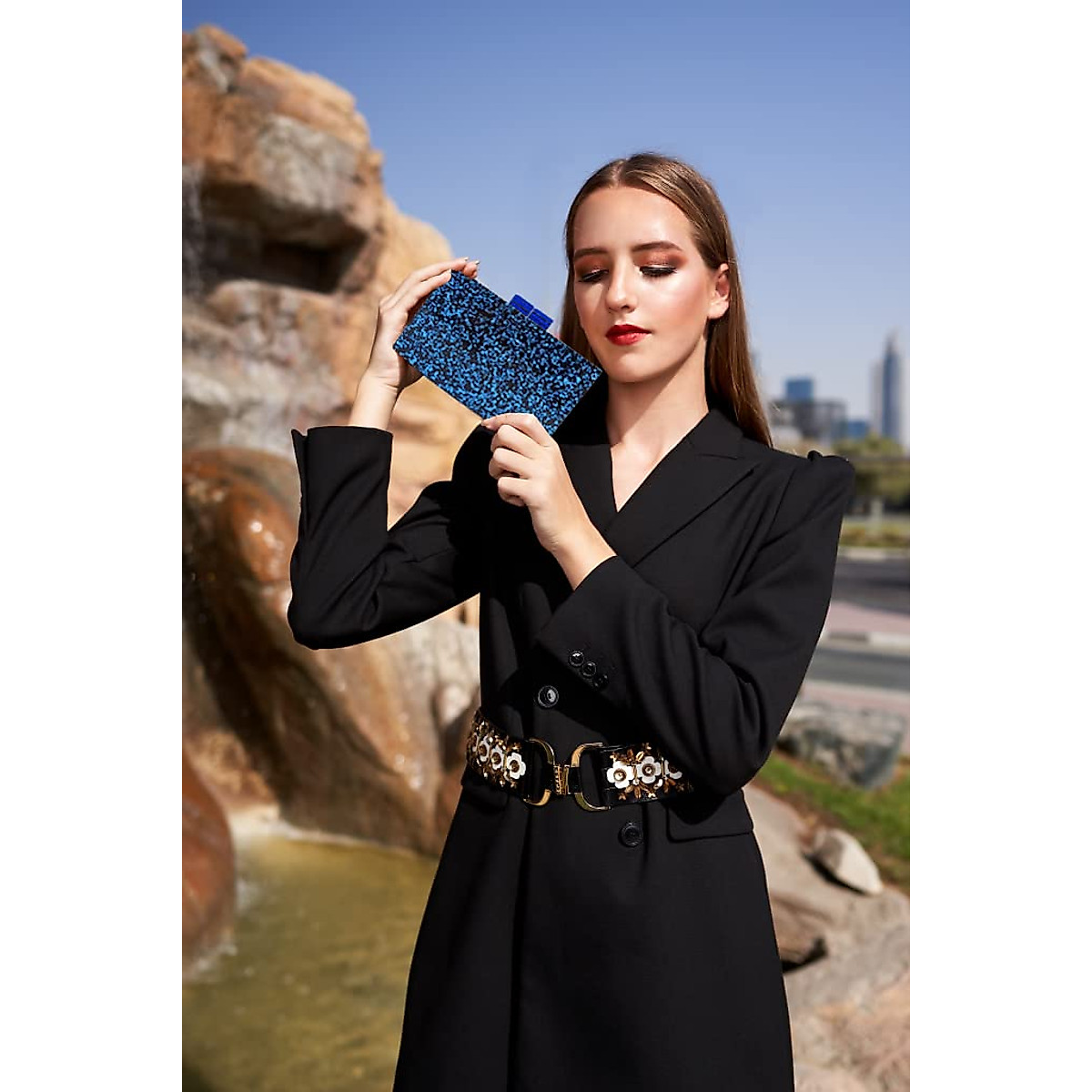 wydzrt Acrylic Purse Women's Clutch Cocktail Party Party Shoulder Bag…