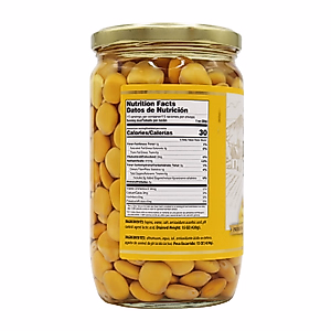 Flora Foods Lupini Beans | Ready to Eat Healthy Snack | 24 oz. Jar (680g) | Imported 100% Italian | All Natural | Non GMO | Fresh Harvest | From Italy to Your Table