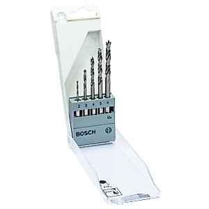 Bosch Wood Drill Set 3 Tips 2, 3, 4, 5, 6mm