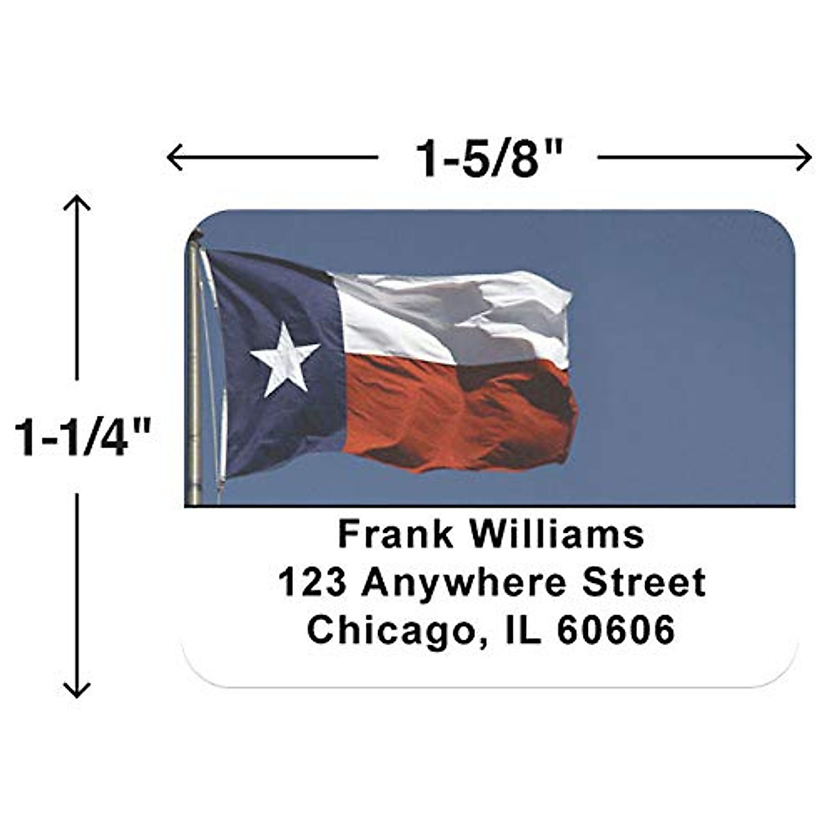 Texas Address Labels