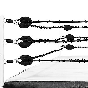 Black Barbed Wire War Ring Ropes for Wrestling Action Figure Rings